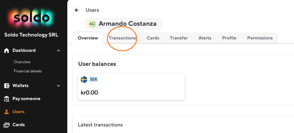 ¿Cómo puedo encontrar las transacciones con datos incompletos? – Centro de soporte Soldo